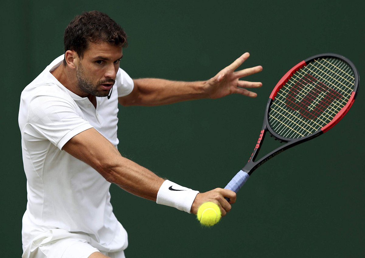 Grigor Dimitrov in Wimbledon fourth round as Dudi Sela quits