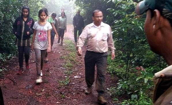 Lost trekkers from Goa were found in the Kankumbi jungles in Karnataka ...
