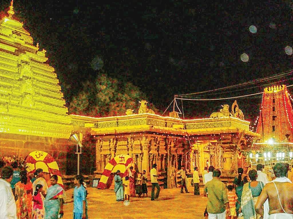 Srisailam temple being spruced up for vijaya dasami festival