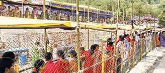 Not enough water, shade, harrowing time for devotees at Indrakeeladri