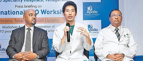 Apollo facility to free 100% blocked arteries