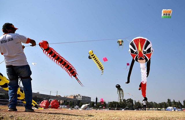 IN PICTURES: 3rd Telangana International Kite festival kicks start today