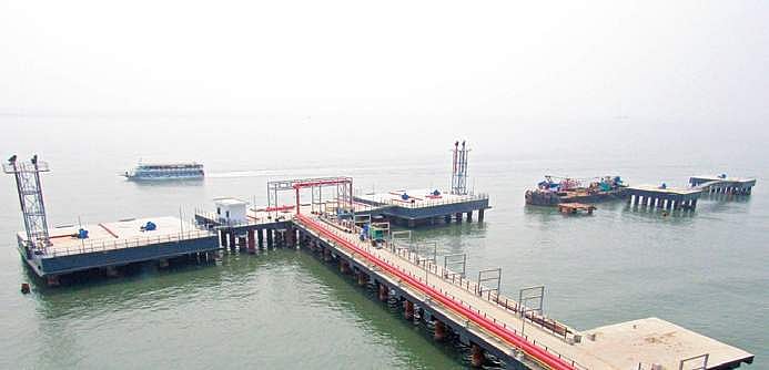 LPG terminal jetty nearing completion