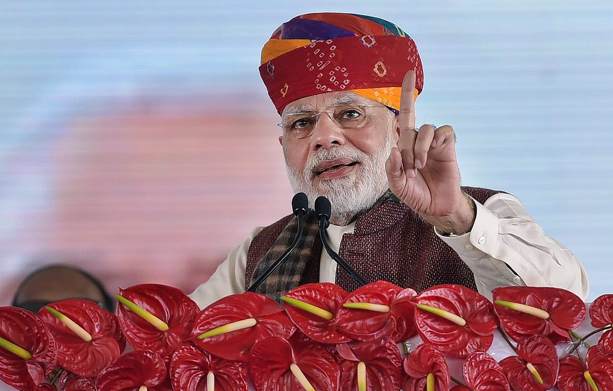 Congress and drought are twins: Prime Minister Modi