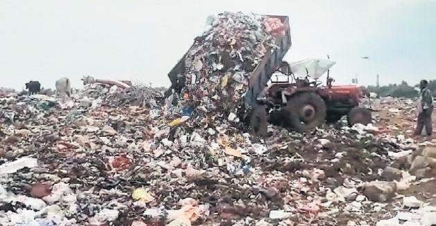 Dump yard cleared, only to get more waste