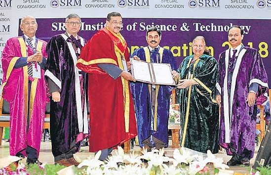 SRM Institute conducts 14th special convocation