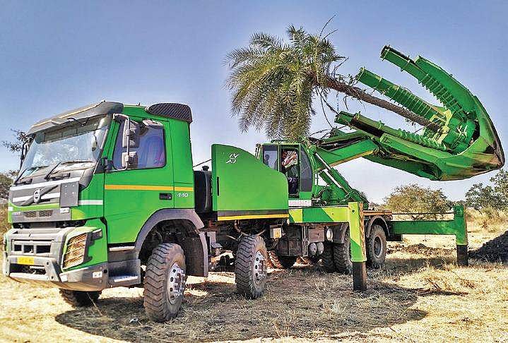 Volvo Trucks to make tree transplantation go hi-tech