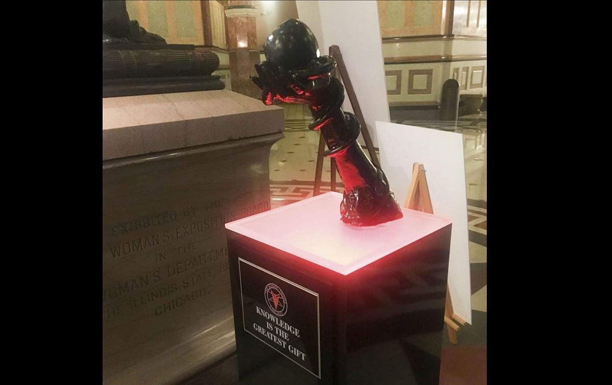 Satanic statue installed at government building in US