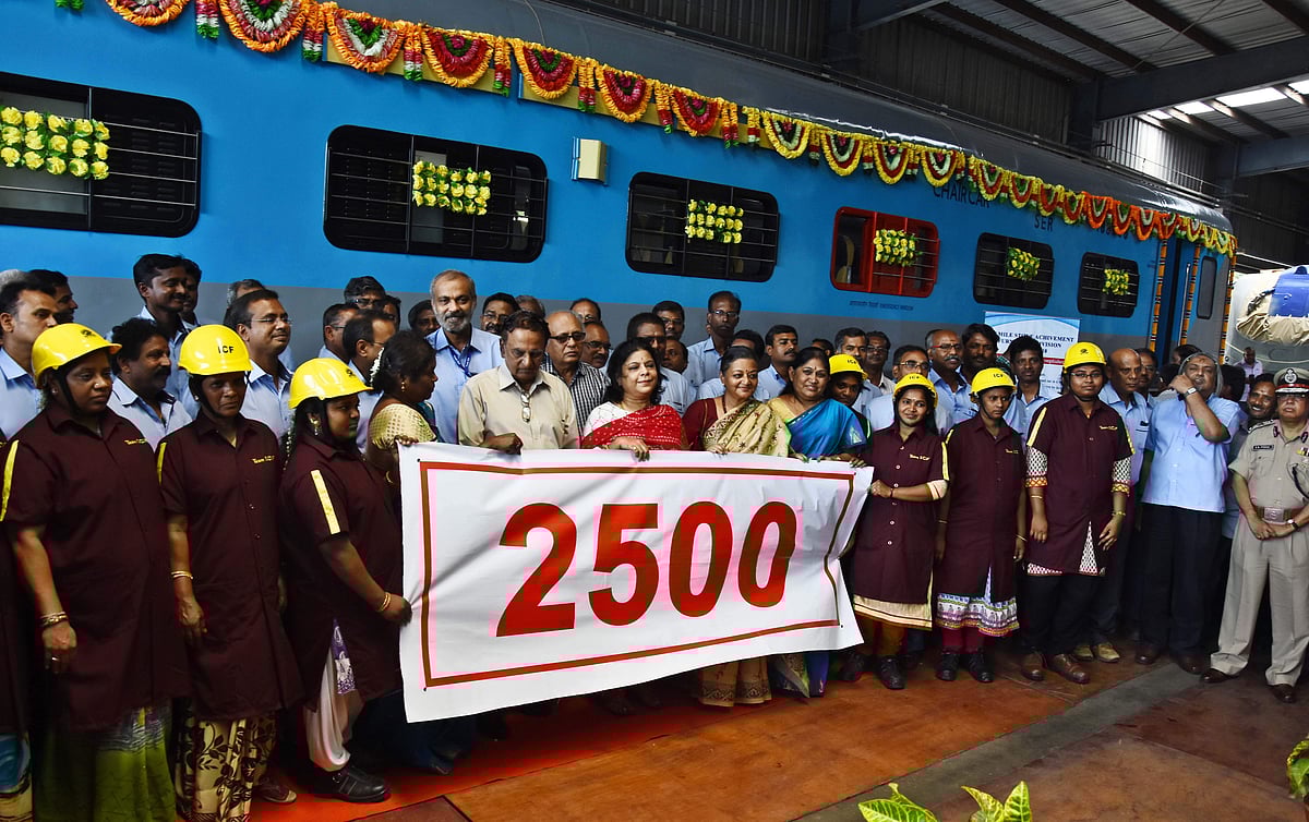 Chennai’s Integral Coach Factory records new-high; builds 2503 coaches ...