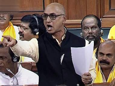 No confidence motion debate: Telugu Desam MP Galla Jayadev lashes out ...