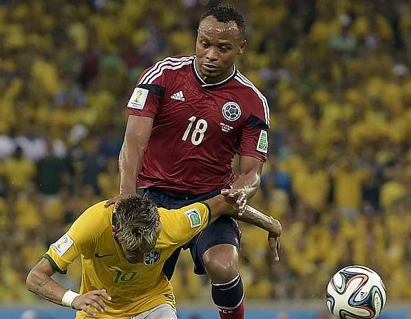 Colombian Juan Camilo Zuniga, who broke Neymar and Brazil's hearts retires