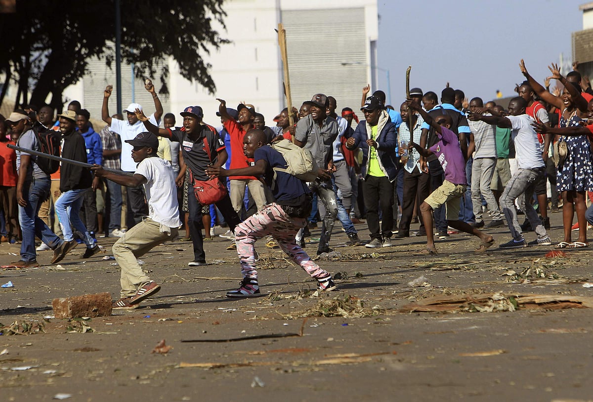 Zimbabwe Election: Man shot dead as post-election clashes erupt