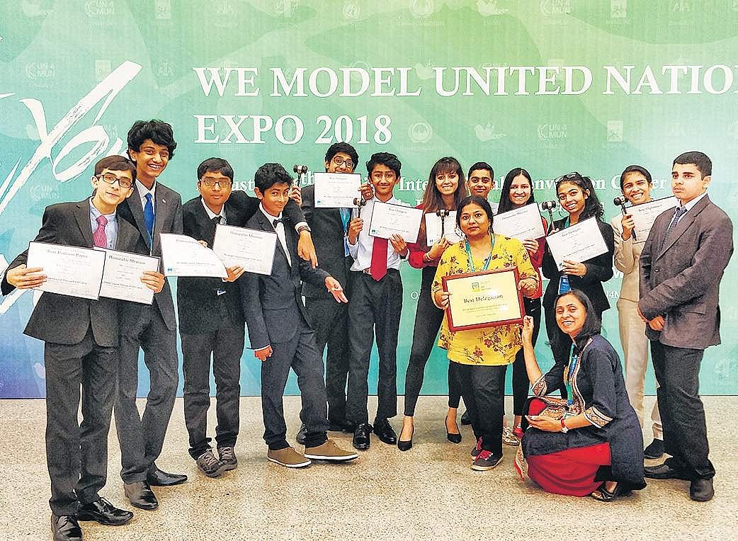 Inventure Academy students win big at international Model UN contest