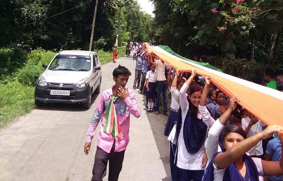 Assam youth, hit by insurgency, celebrate Independence Day with a 3.5 ...