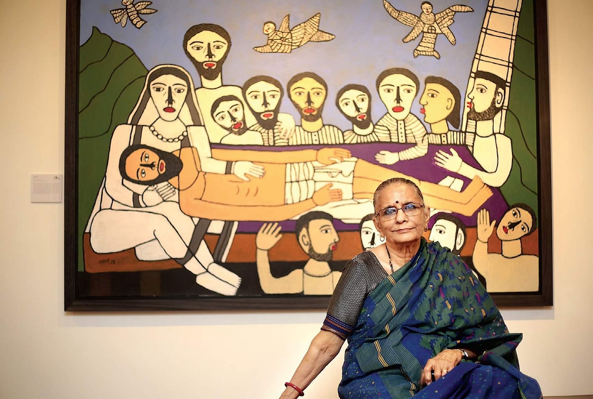 Delhi Art Gallery's latest show is a retrospective of Madhvi Parekh's works