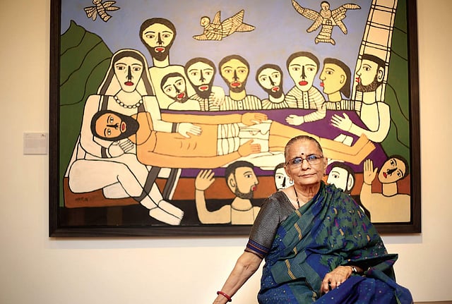 Delhi Art Gallery's latest show is a retrospective of Madhvi Parekh's works