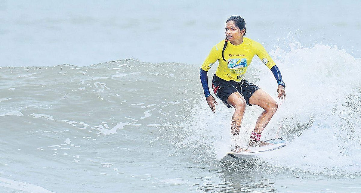 A smooth sail for surfing at Covelong fest