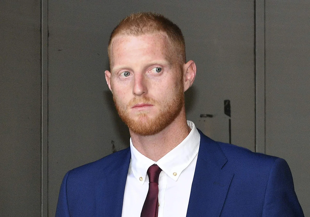 Ben Stokes trial shown 'groin grab' video Ben Stokes trial shown 'groin grab' video