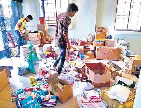 Imported relief materials piling up at airports