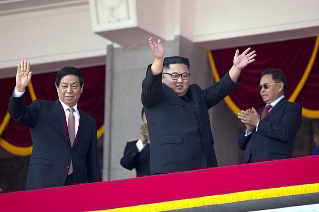 North Korea holds anniversary parade sans ballistic missiles