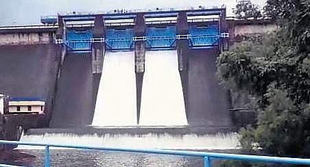 Shutters of Kerala's Peppara dam opened
