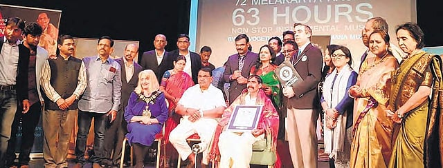 Telugu musician breaks Guinness record for using all 72 melakarta ragas