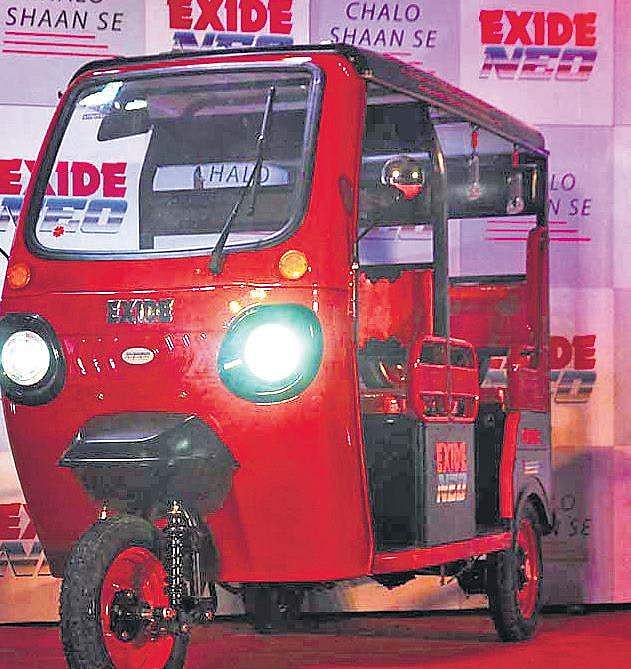 Exide ventures into e-rickshaw biz with Neo launch