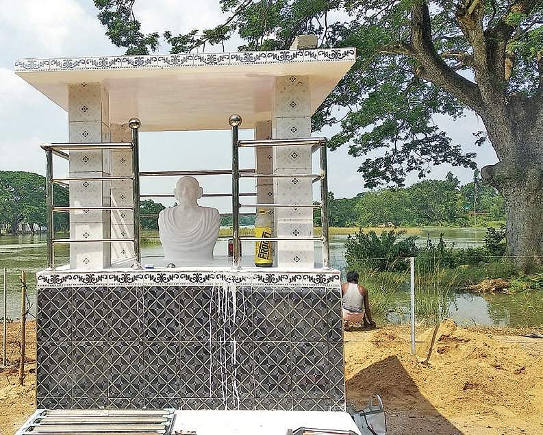 Bapu’s bathing stone a landmark in Kendrapara