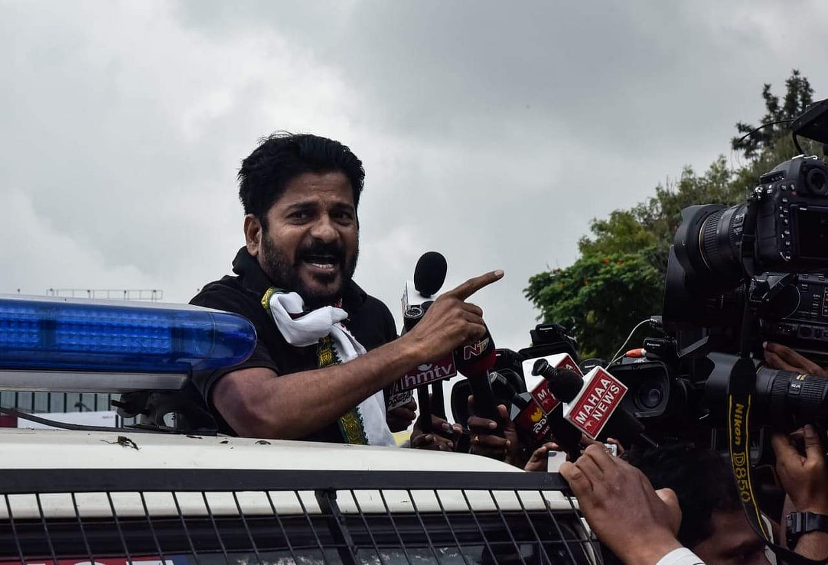 TSRTC stir: Revanth Reddy hoodwinks cops, escapes from house on a bike ...