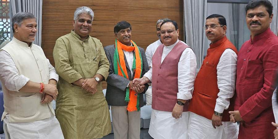 Former Congress Rajya Sabha MP Ramamurthy joins BJP