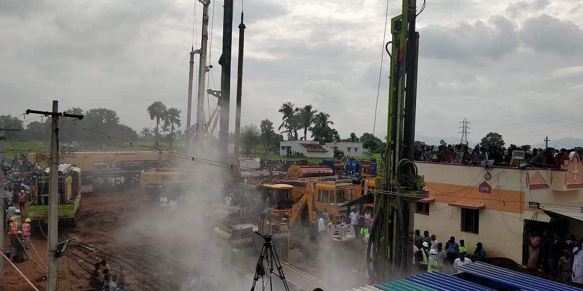 TN borewell horror: 75 hours on, Sujith remains trapped as rescue op ...
