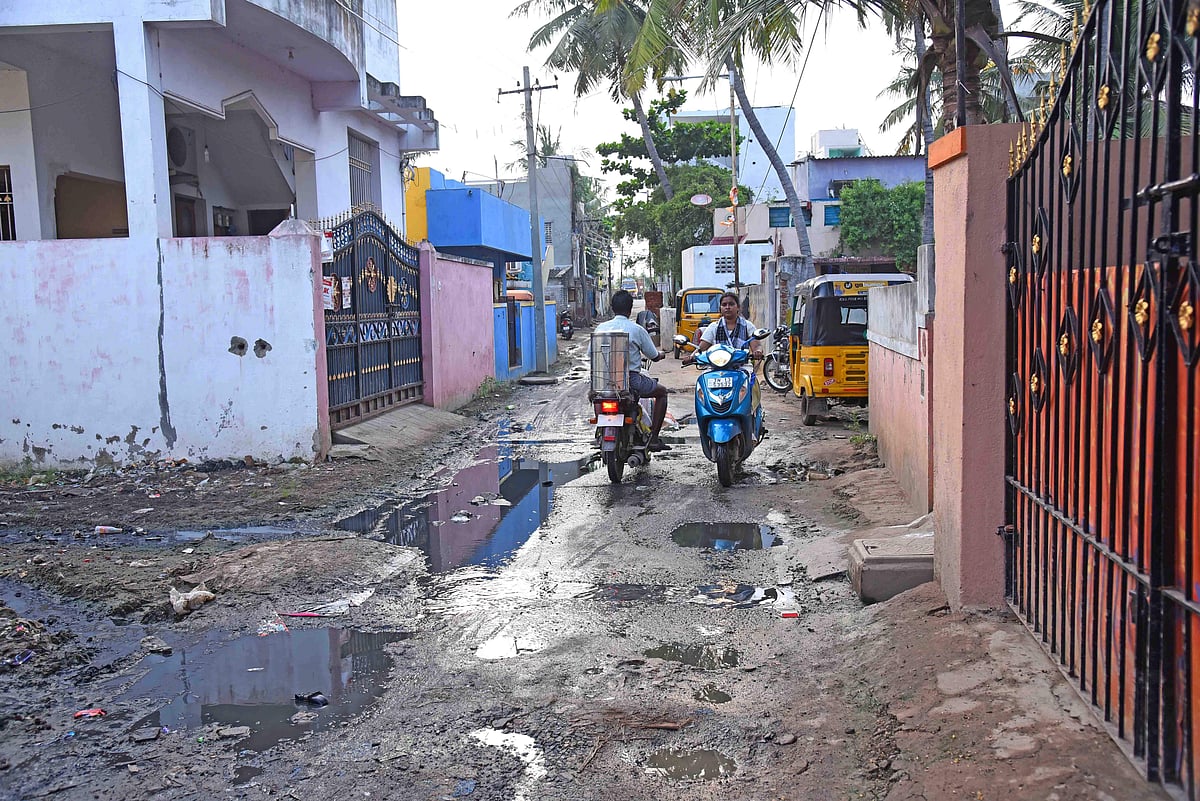 Slow progress in civic projects reason for Korattur bad roads?