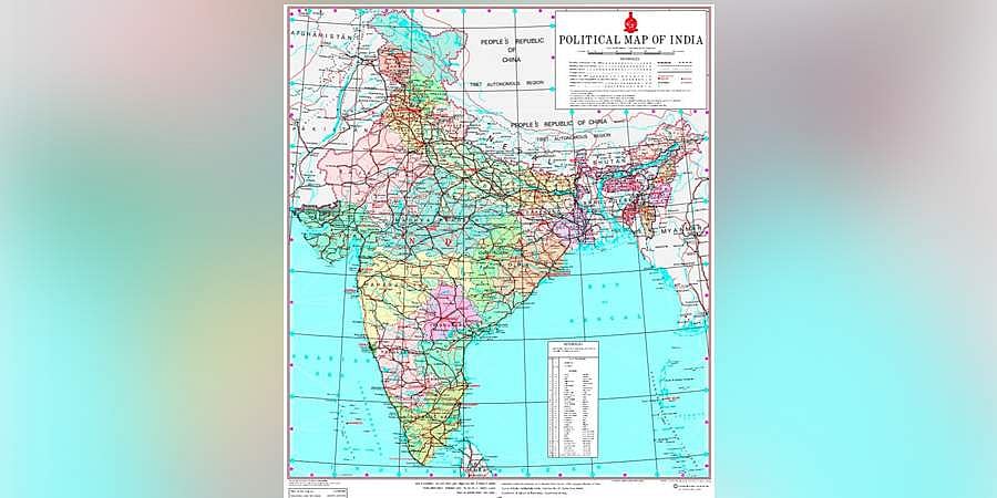 Centre releases new political map of India with Union Territories of ...