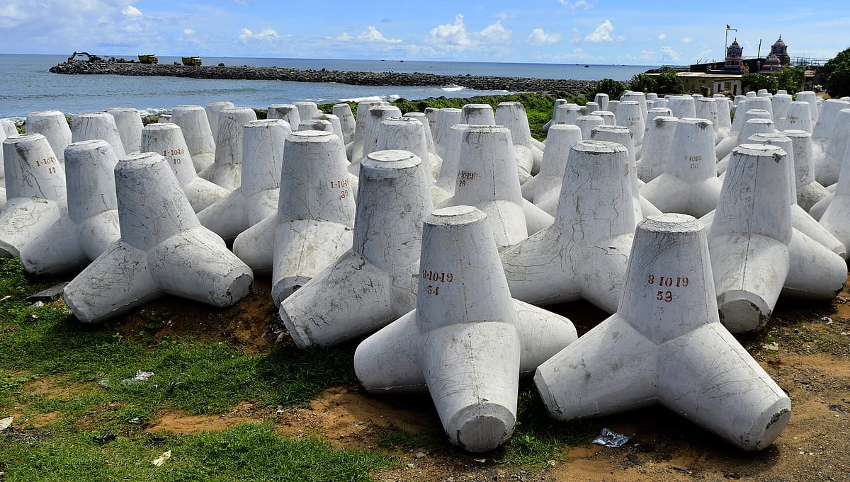 14,000 tetrapods to protect Thiruvottriyur coast from coastal erosion