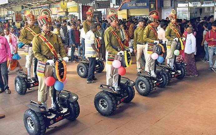 Segway patrolling launched at Bhubaneswar railway station