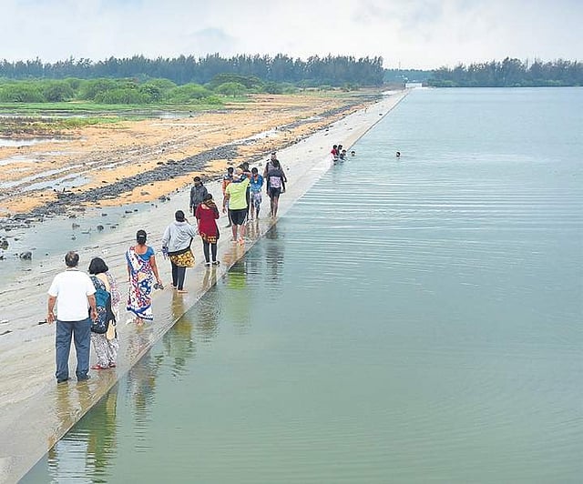 Palar check dam ready before schedule
