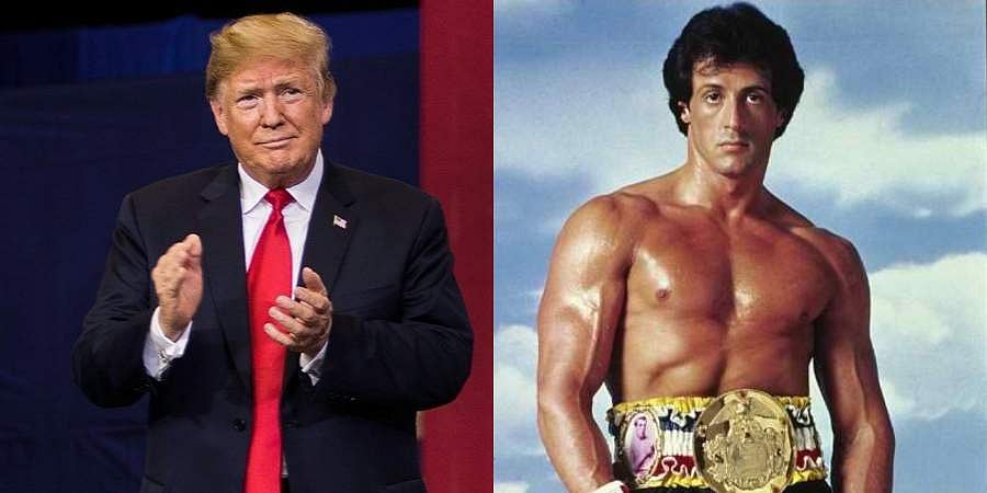 Internet goes wild as Donald Trump photoshops his face on Rocky Balboa ...
