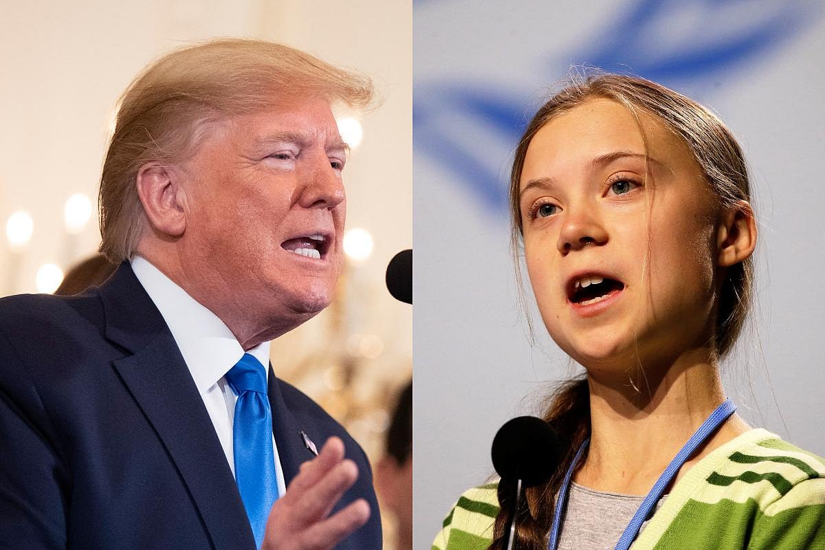 'Chilling, watching movies with a friend': Greta hits back at Trump's ...