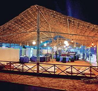 Enjoy beach shacks at Ramchandi beach near Konark in Odisha