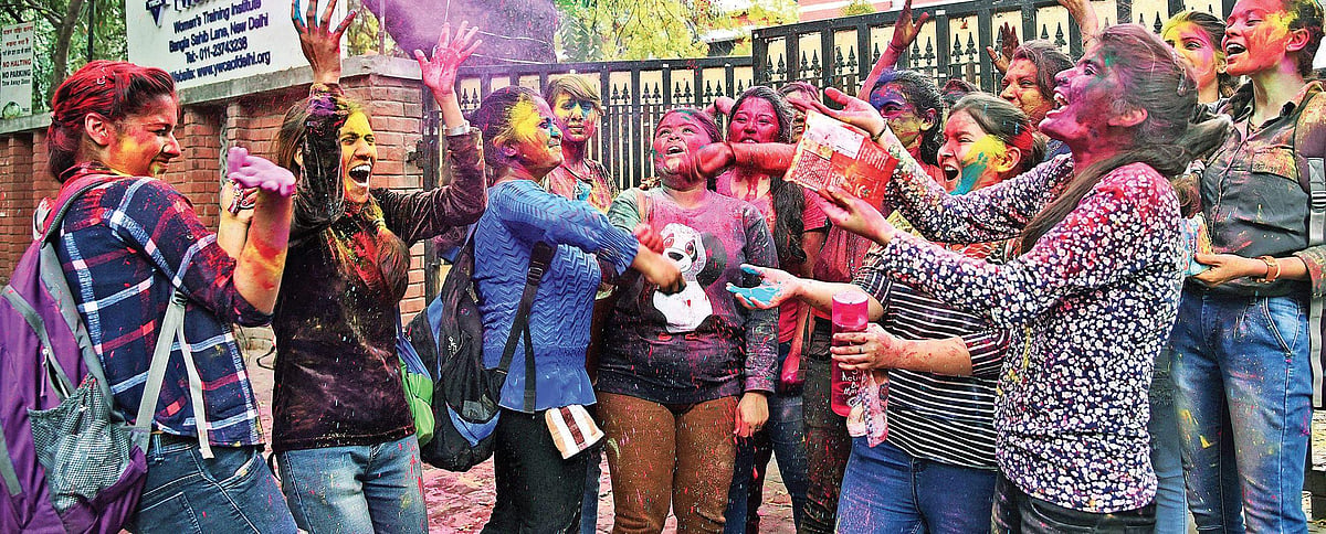 Myriad colours define us
