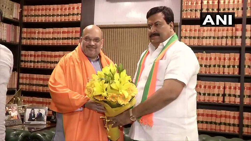 Former Congress leader P Sudhakar Reddy from Telangana joins BJP