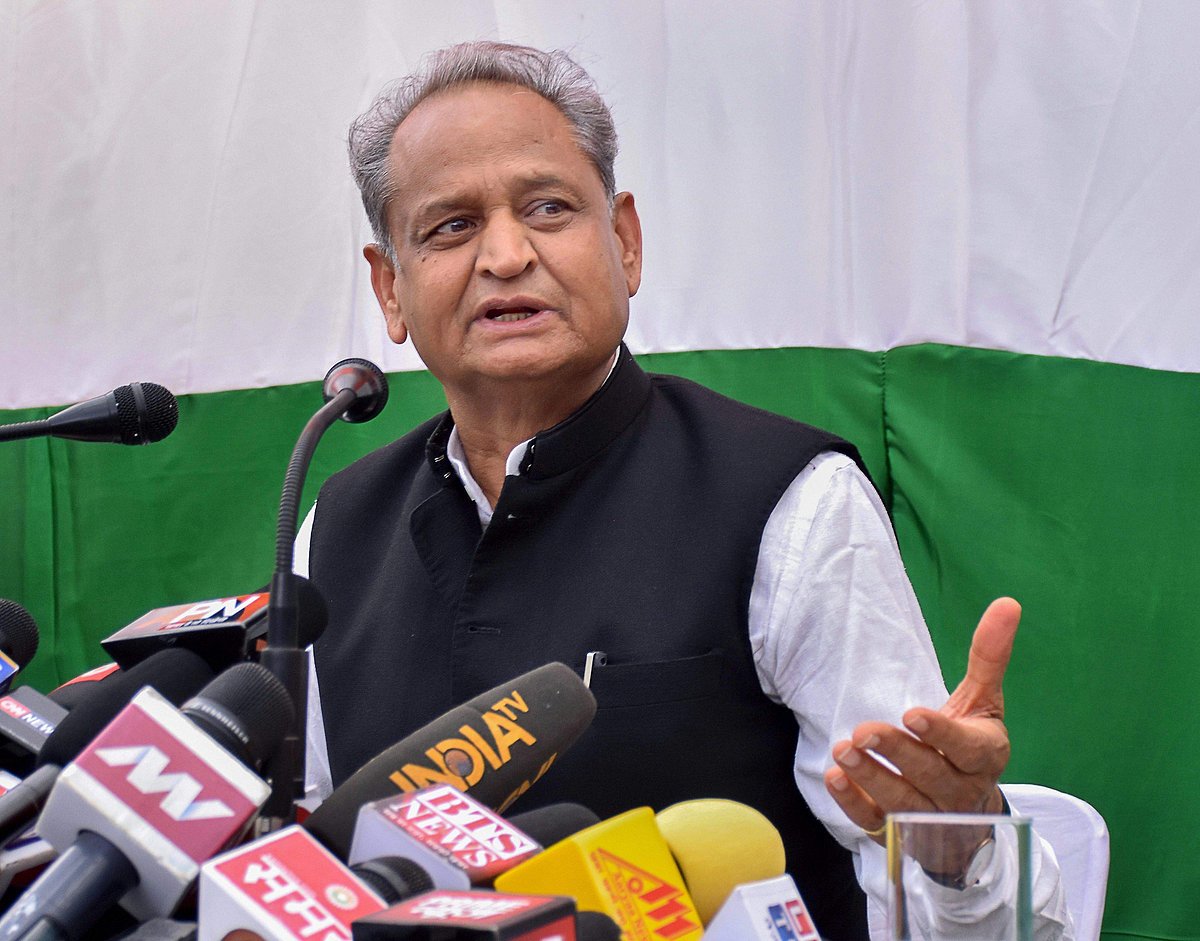 PM playing caste card for political gains: Rajasthan CM Gehlot