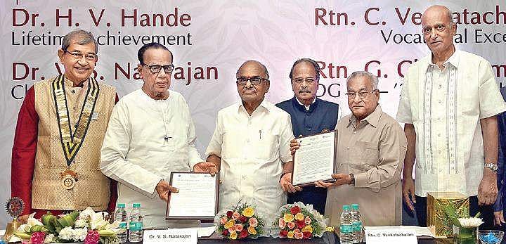 Chennai: Dr HV Hande gets lifetime achievement award