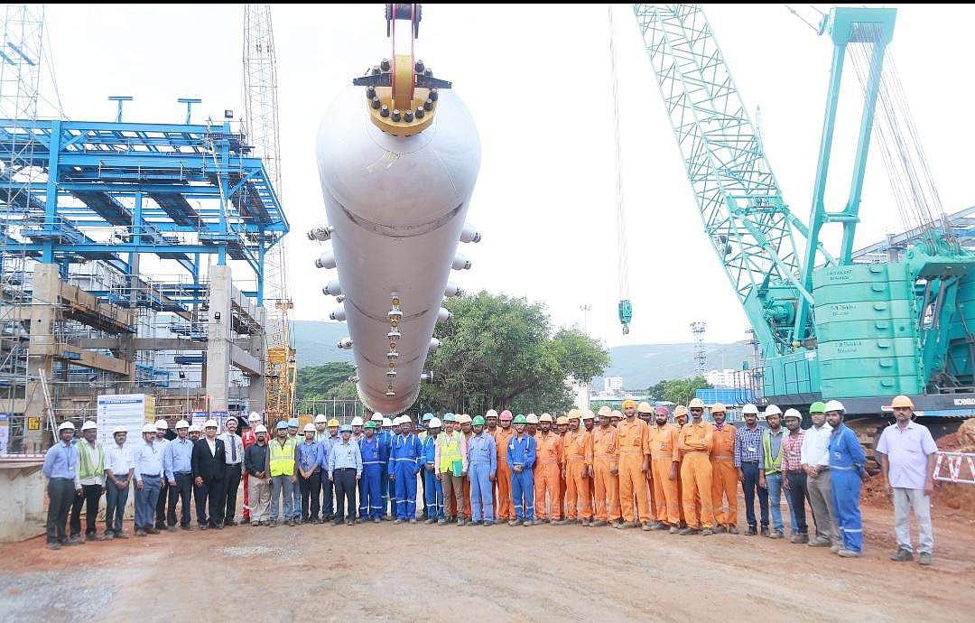 Heavy reactor set up as part of Visakh Refinery's modernization project ...