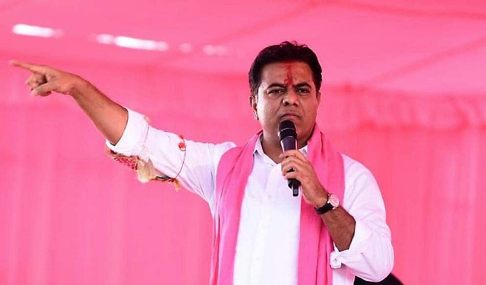 KCR will surpass guru NTR, be hat-trick CM: KT Rama Rao