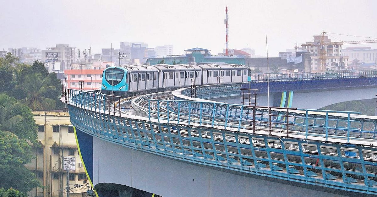 Kochi Metro: Trial run on Maharaja’s Ground-Thykoodam stretch begins