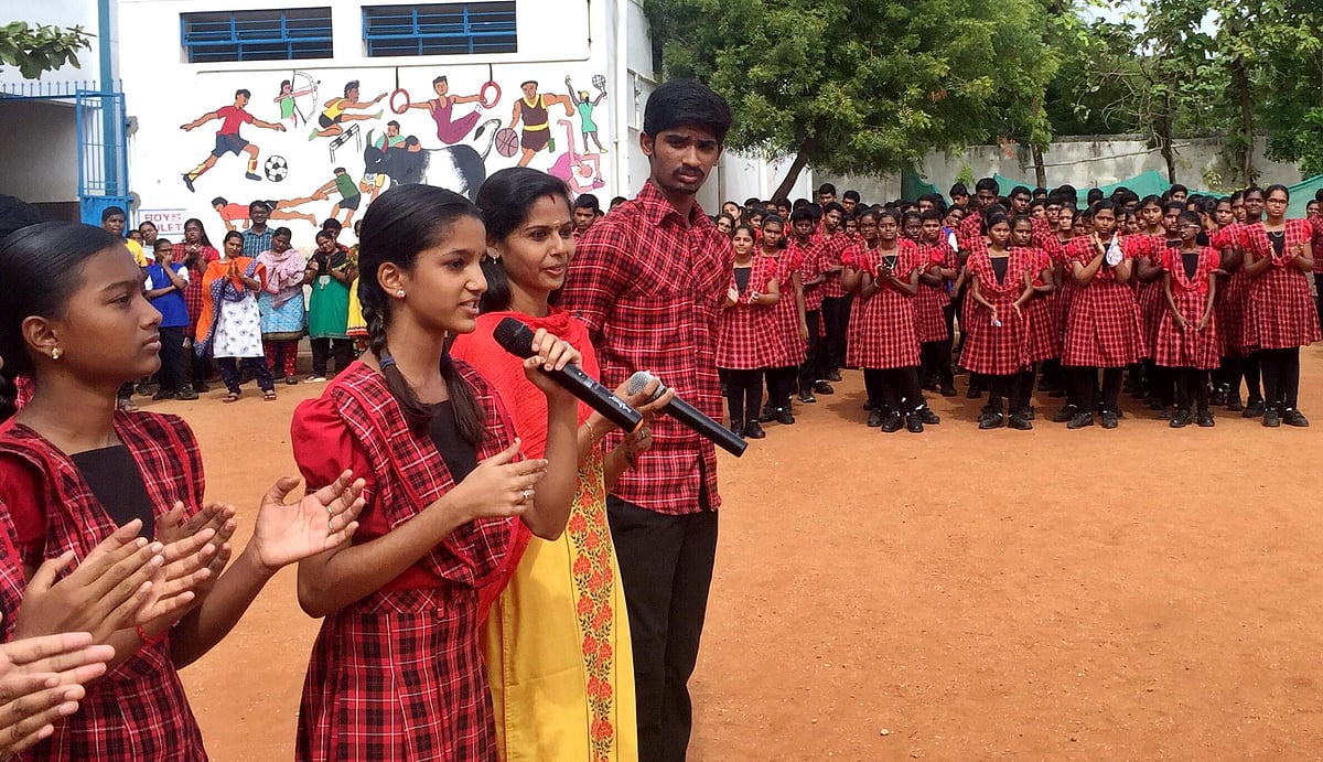 Students at this Erode school share 'good news' everyday to spread ...