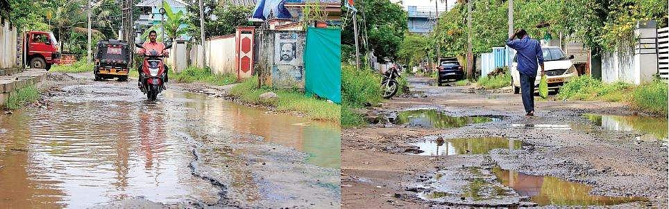 Mulavukad service road renovation project moves at a snail’s pace