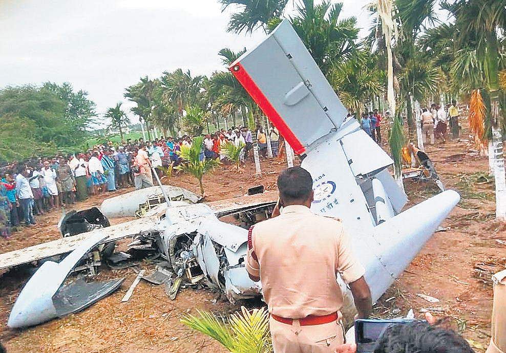 DRDO’s Rustom-II UAV crash-lands near Challakere