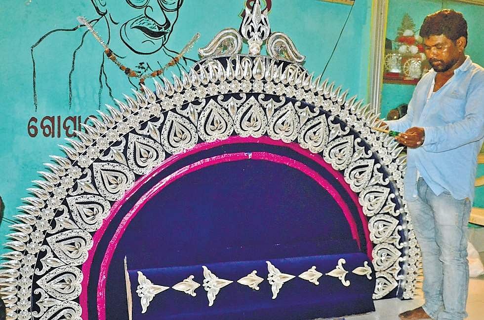 Silver glitter for Lord Ganesh too in Cuttack